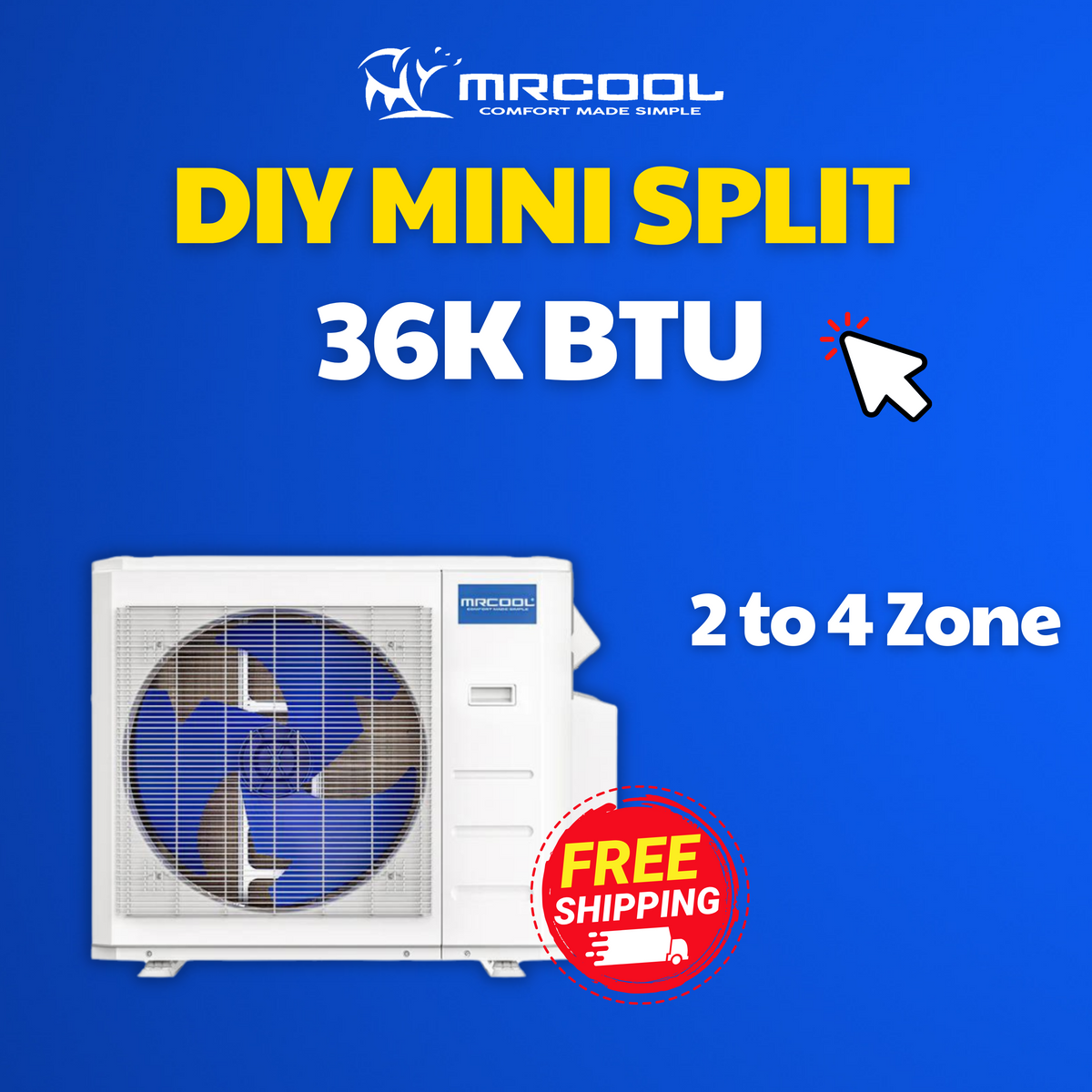 Shop Mr Cool Mini Split – 36,000 BTU DIY AC Systems – FrosthubUSA