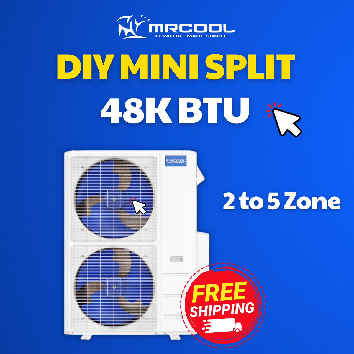 Shop Mr Cool Mini Split – 48,000 BTU DIY AC Systems – FrosthubUSA